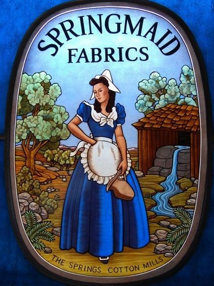 Stained Glass Logo Window for Springland, Inc. in Fort Mill, SC