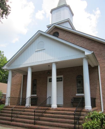 Stained Glass Windows at Mocks United Methodist Church in Advance, NC