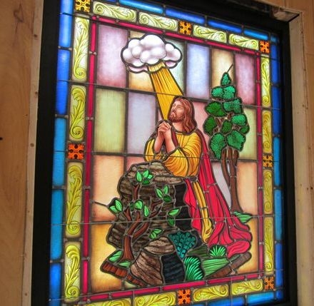 Stained Glass Window for Barnardsville Church of God in Barnardsville, NC