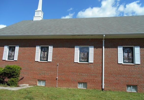 Stained Glass Windows at First Mt. Olive Baptist Church in Newtown ...
