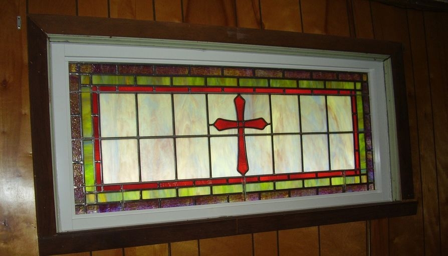 Stained Glass Windows at Hickory Grove Baptist Church in Castalian ...